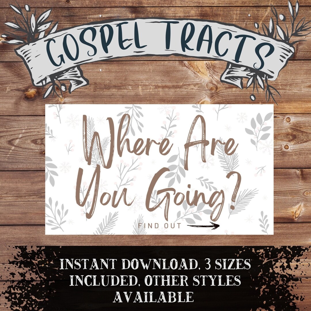 Gospel Tracts, Bible Tracts, Witnessing Tracts, Share Your Faith, Share ...