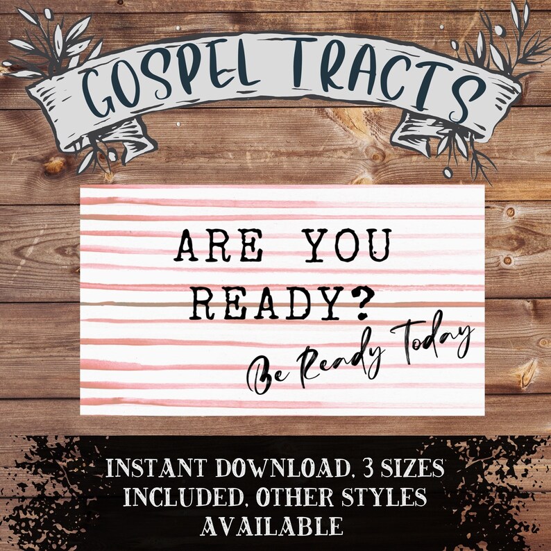Gospel Tracts, Bible Tracts, Witnessing Tracts, Share Your Faith, Share ...