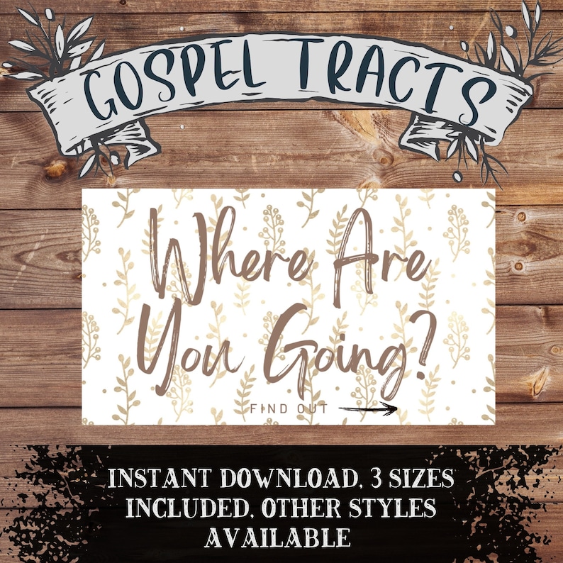 Gospel Tracts, Bible Tracts, Witnessing Tracts, Share Your Faith, Share ...