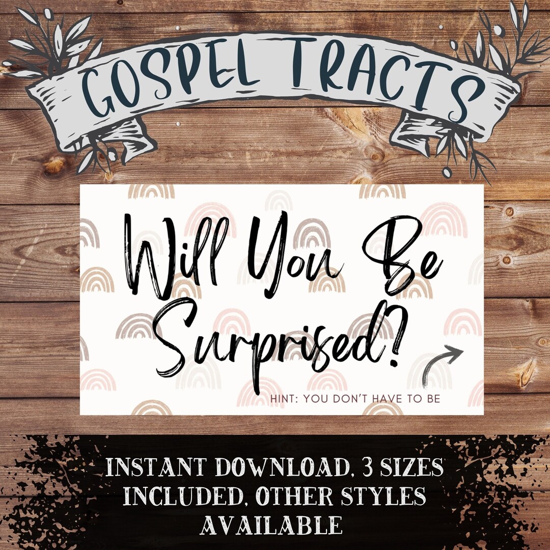 Gospel Tracts, Bible Tracts, Witnessing Tracts, Share Your Faith, Share ...