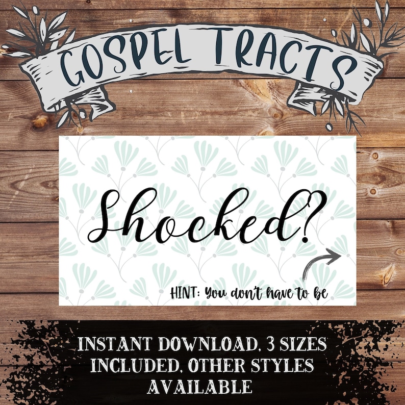 Gospel Tracts, Bible Tracts, Witnessing Tracts, Share Your Faith, Share ...
