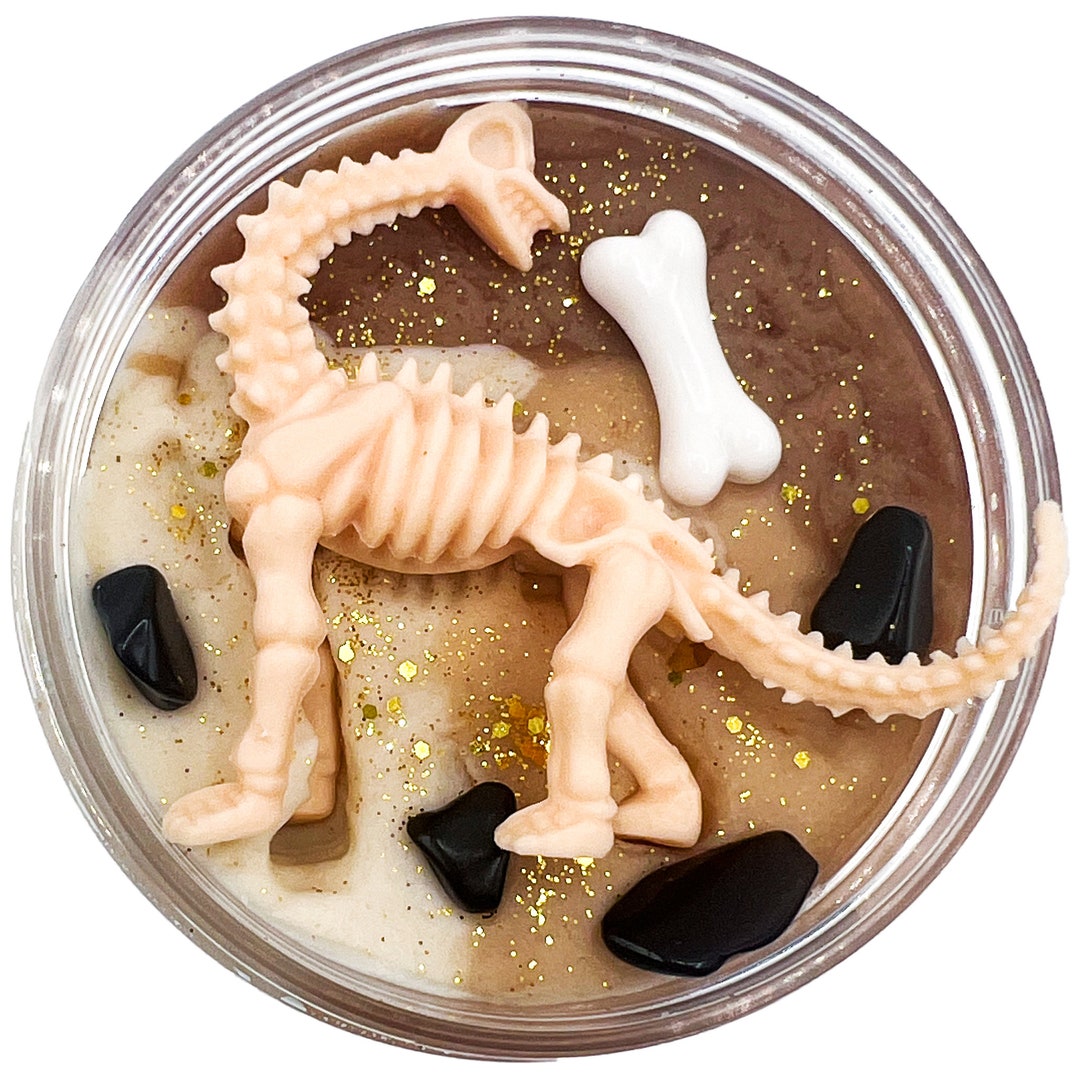 Handmade Dinosaur Fossil Clay in a Jar. Soft, Non-toxic, Organic ...