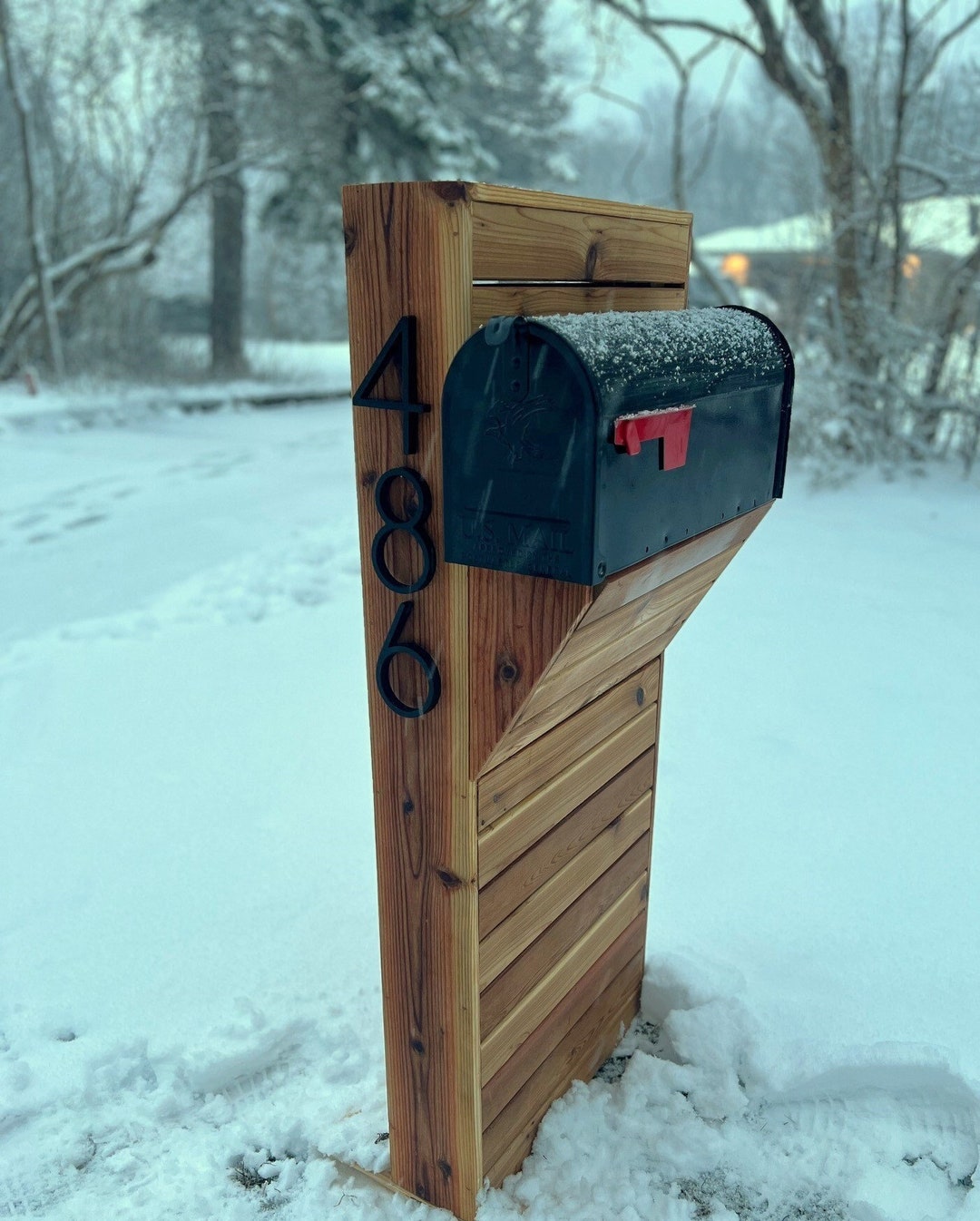 The 'scottsdale' - Mid-century Modern Custom Mailbox - Etsy
