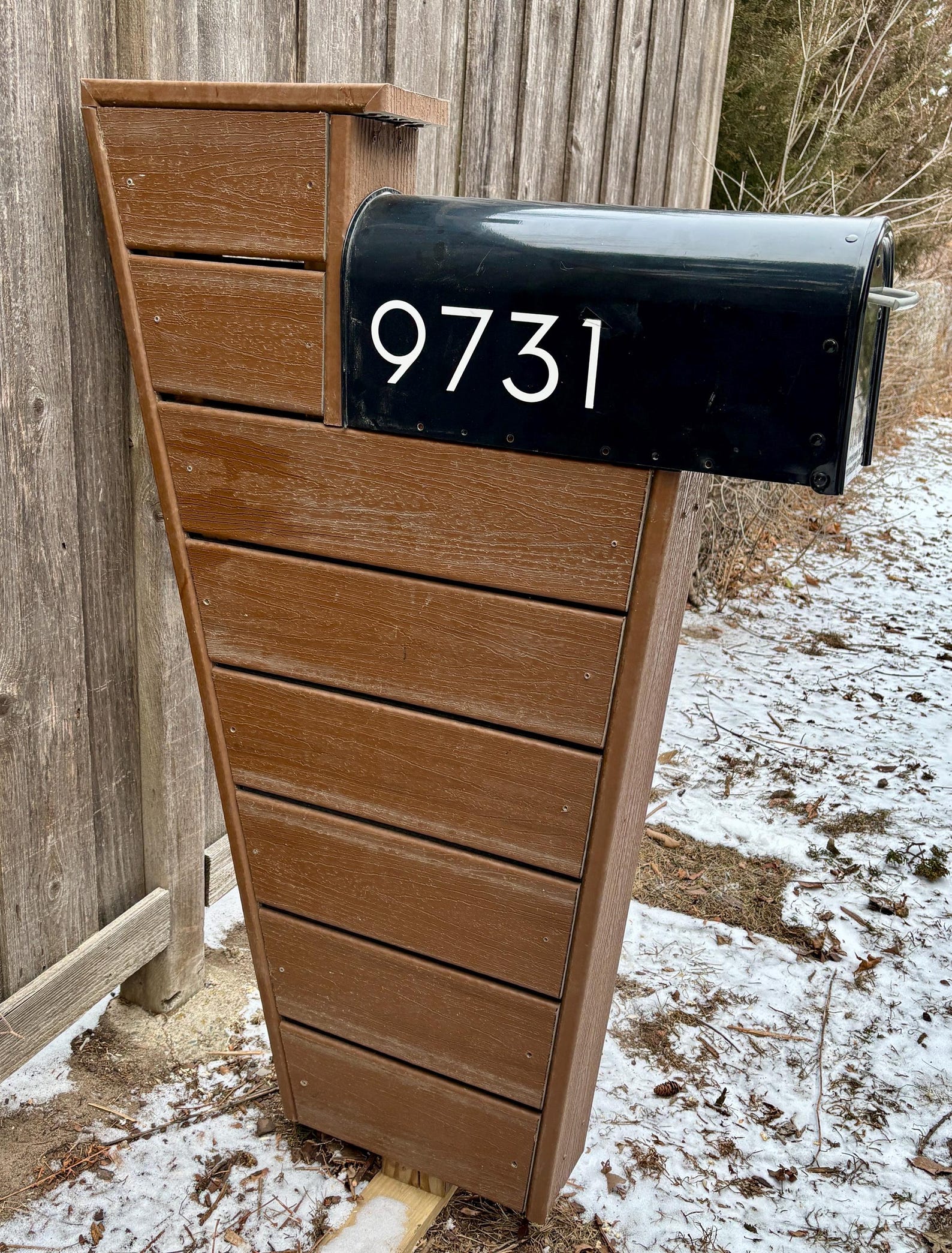 The Composite Flagship Post - Mid-century Modern Custom Mailbox - Etsy
