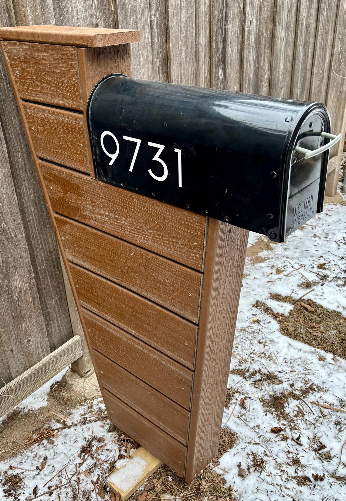 The Composite Flagship Post - Mid-century Modern Custom Mailbox - Etsy