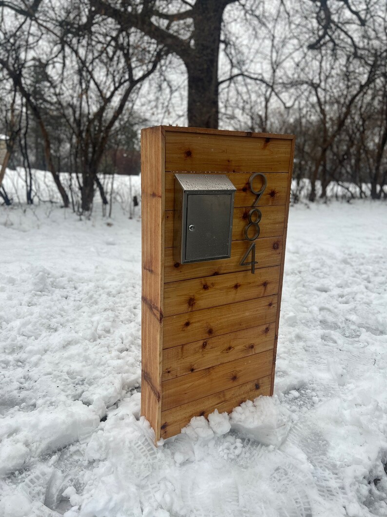 The 'memphis' - Mid-century Modern Custom Mailbox - Etsy