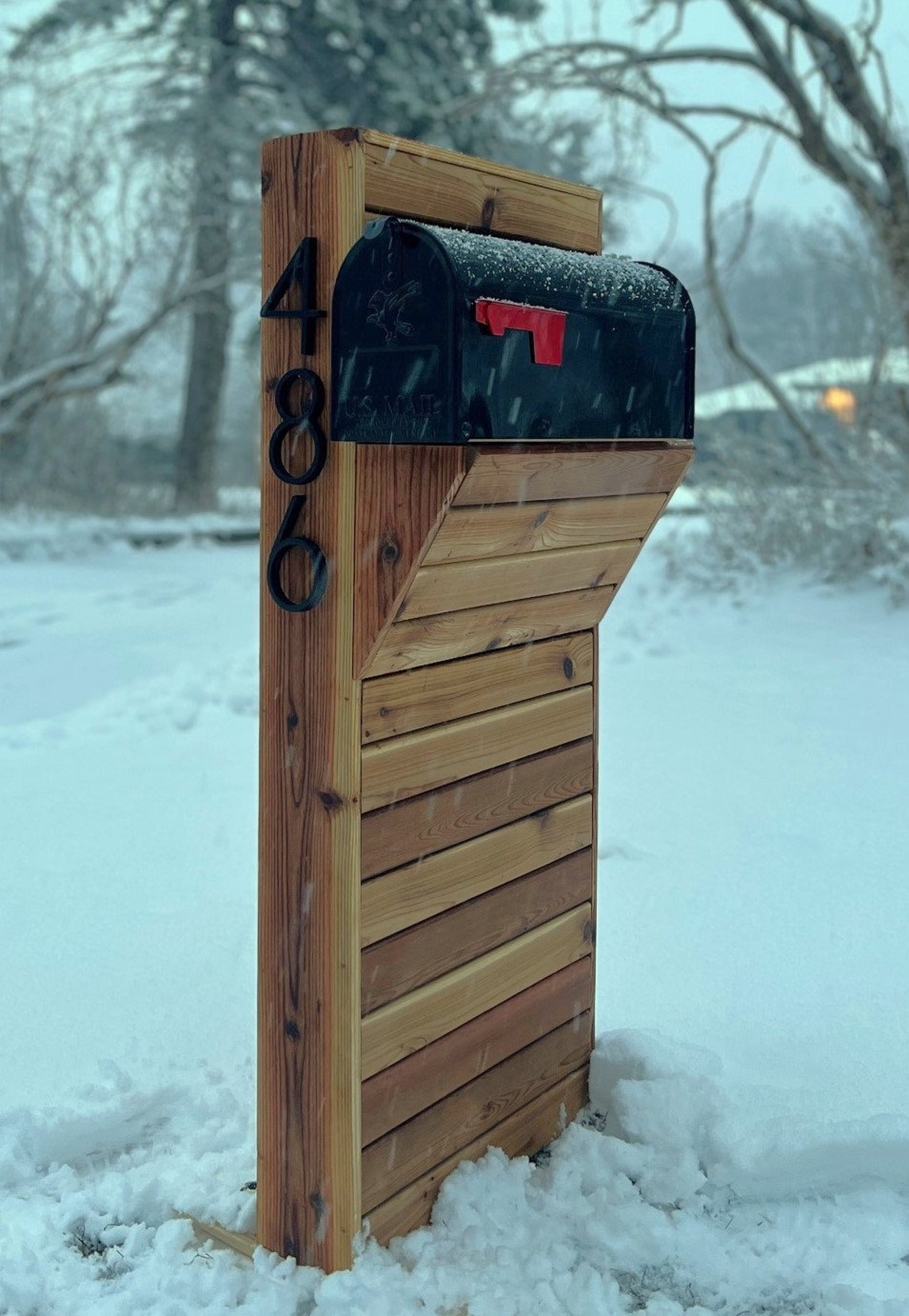 The 'scottsdale' - Mid-century Modern Custom Mailbox - Etsy