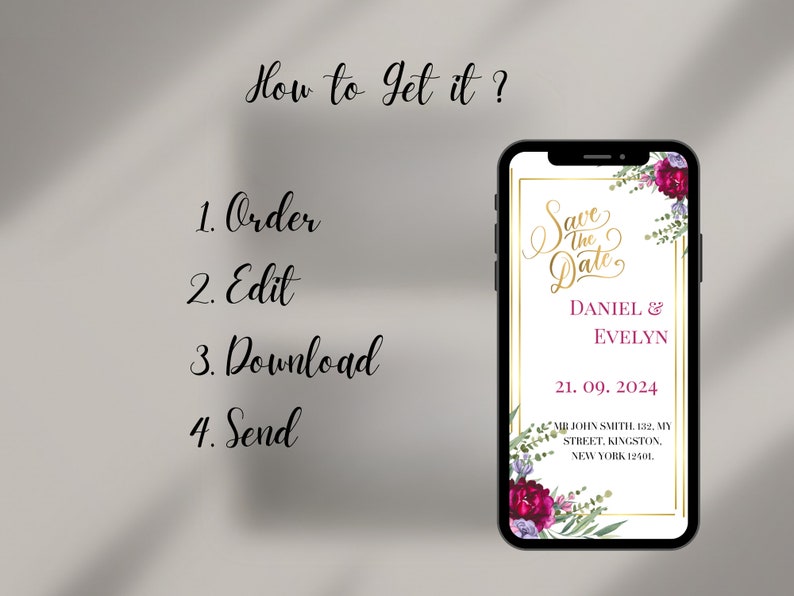 Editable Wedding Invitation Card Templates, Customizable Invitations ...