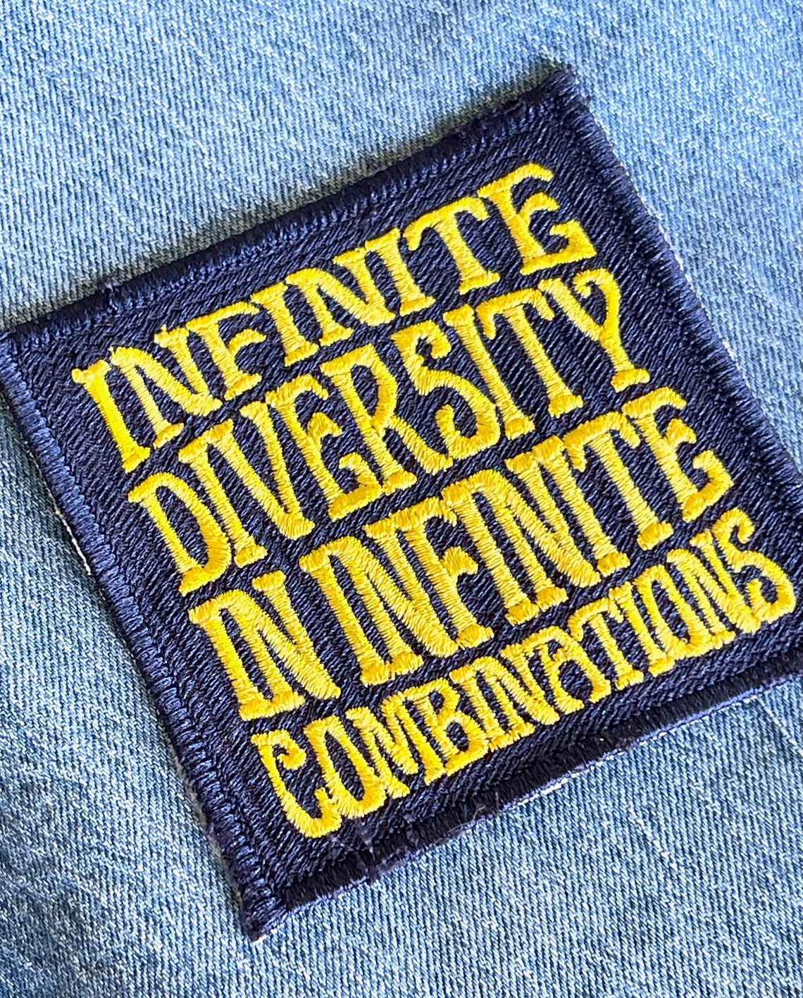 Space Journey Inspired IDIC Patch 3.5x3.5 Machine Embroidery for ...