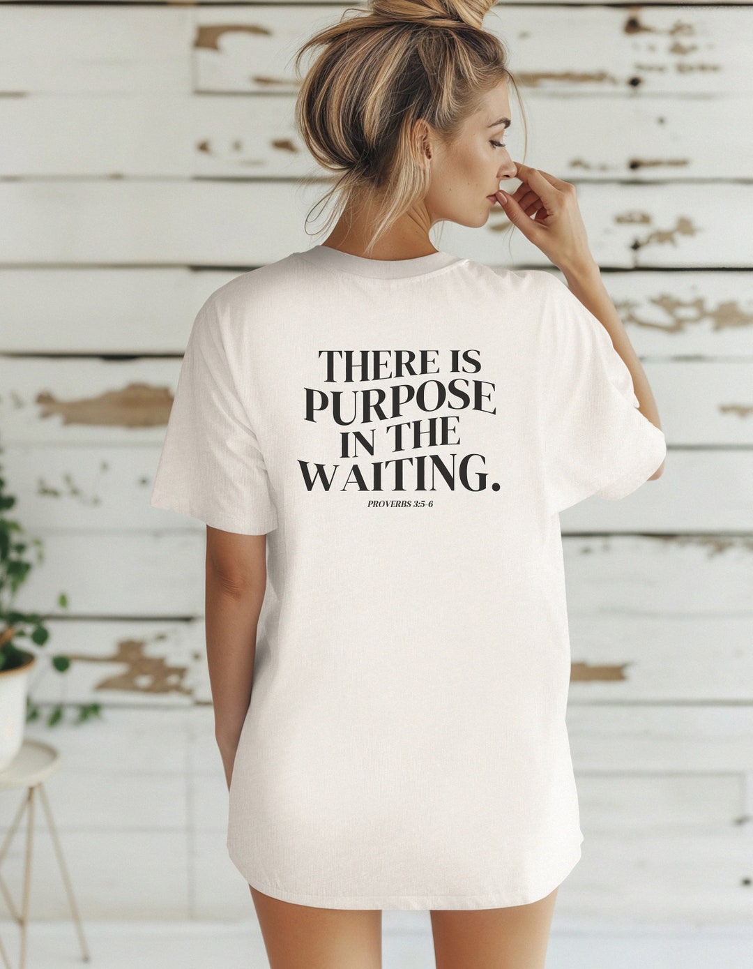 There is Purpose in the Waiting Proverbs Shirt Comfort Colors Christian Based Tshirt Trendy ...