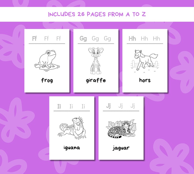 Alphabet Coloring Pages, ABC Coloring Pages, Preschool Coloring Pages ...