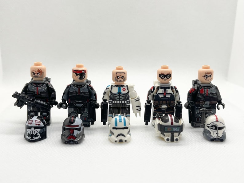 Clone Force 99 Custom Figures the Clone War Comic Superhero/villain NEW ...