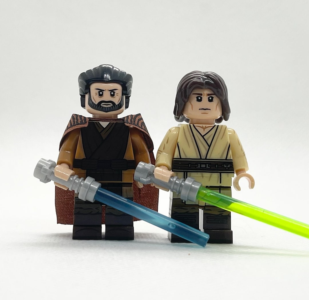 Count Dooku & Padawan Qui-gon Jinn Custom Figures Star Wars Jedi ...