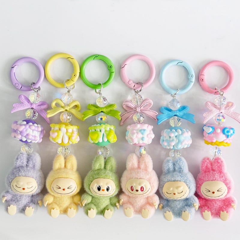 Labubu Chain Charms - Etsy UK