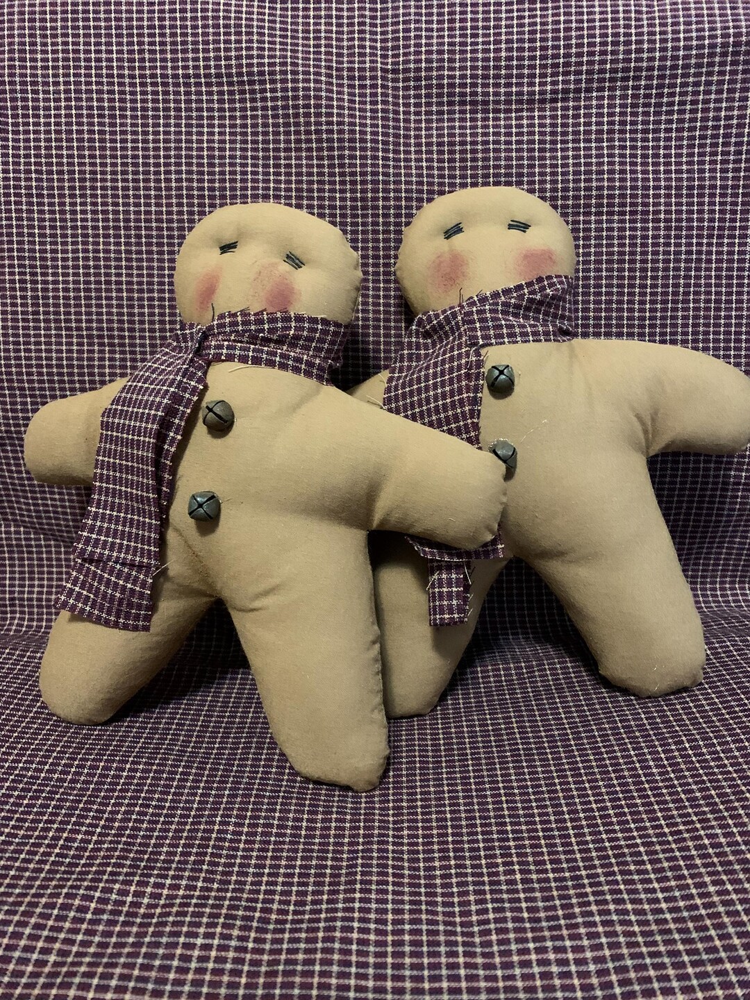 Primitive Rustic Farmhouse Decor Christmas Gingerbread Shelf Sitters ...