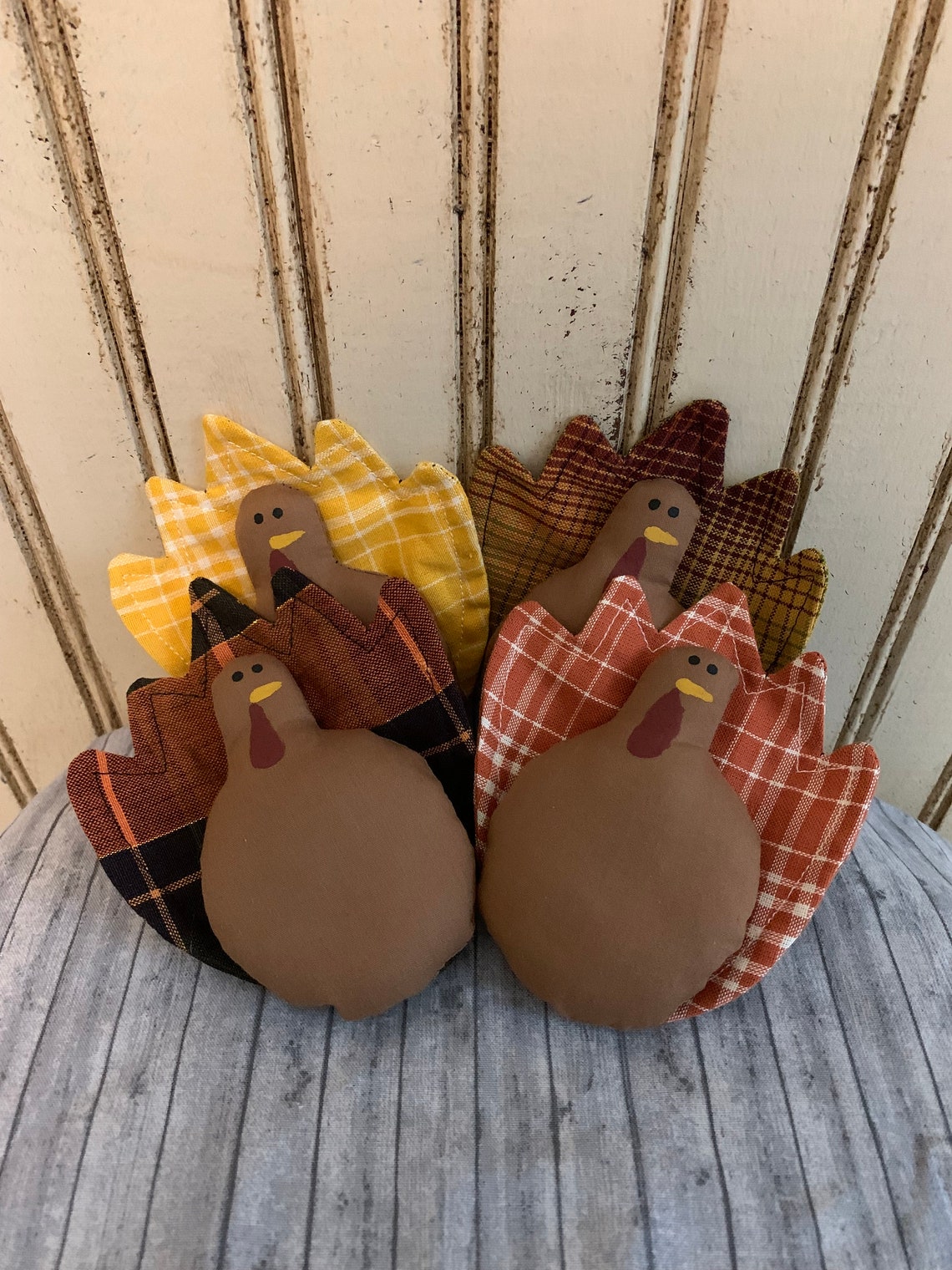 Farmhouse Country Decor Fall Autumn Thanksgiving Turkey Bowl Fillers ...