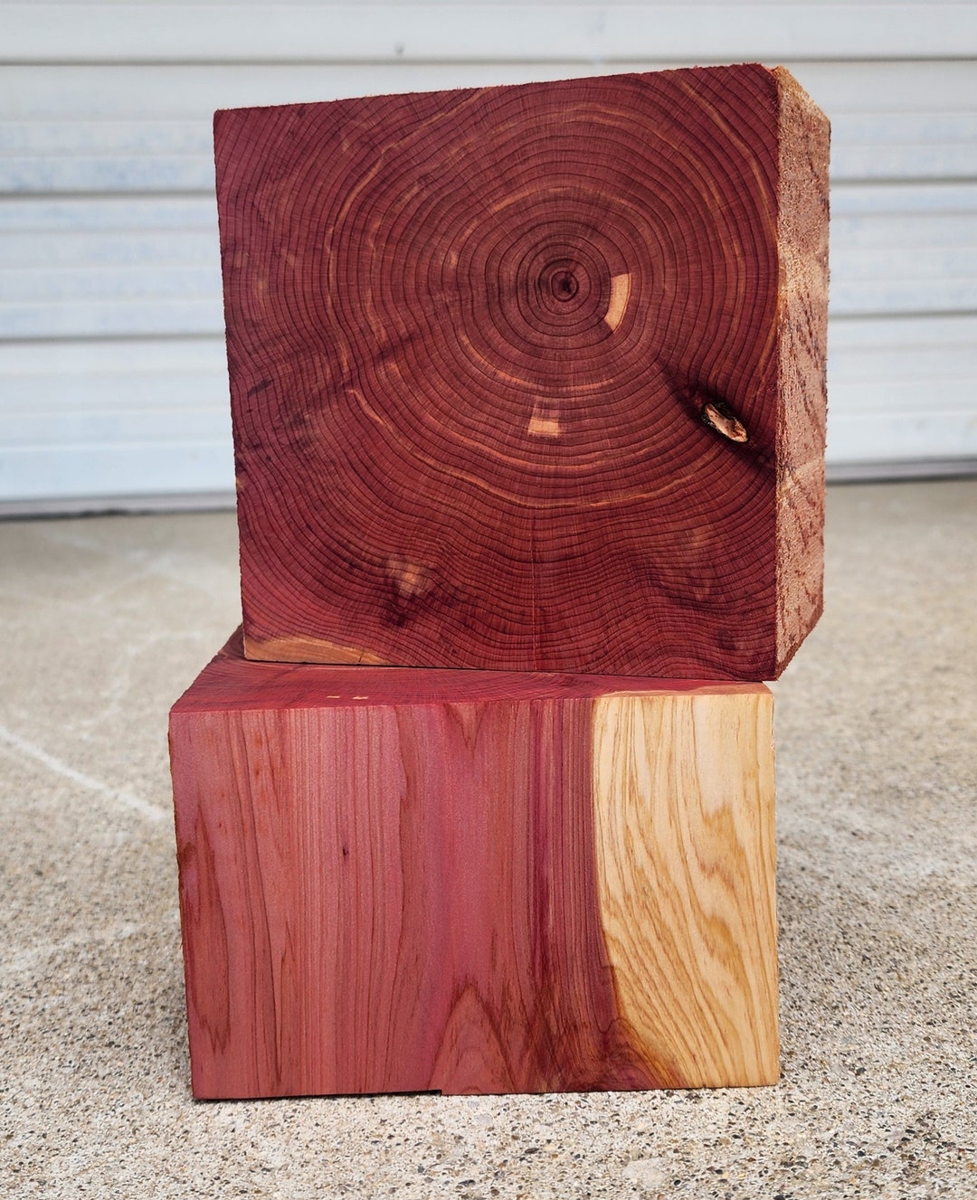 4 four Eastern Red Cedar Turning Blanks 6 X 3 Thick Wood Bowl Blanks ...