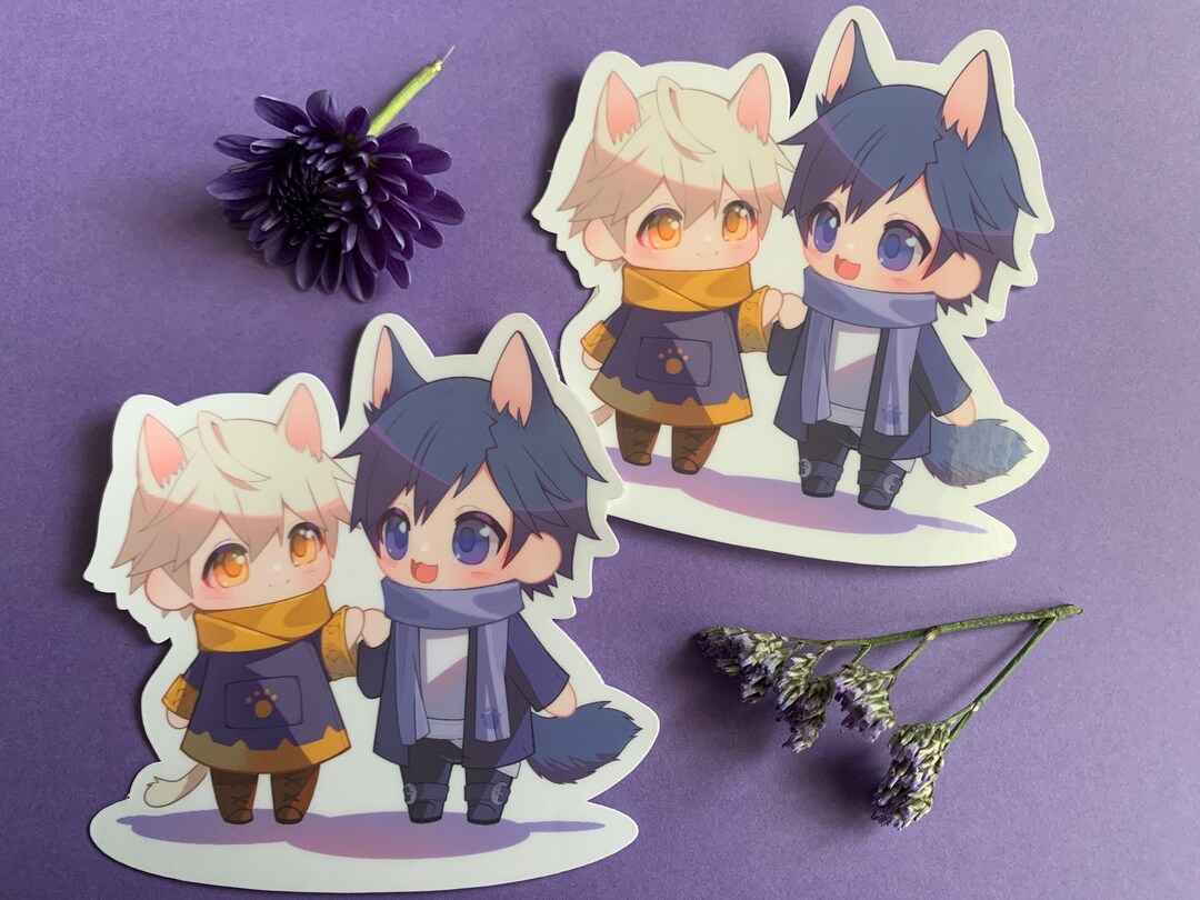 Chrobin Couple Sticker, Chrom and Robin Cute Stickers, Fire Emblem ...