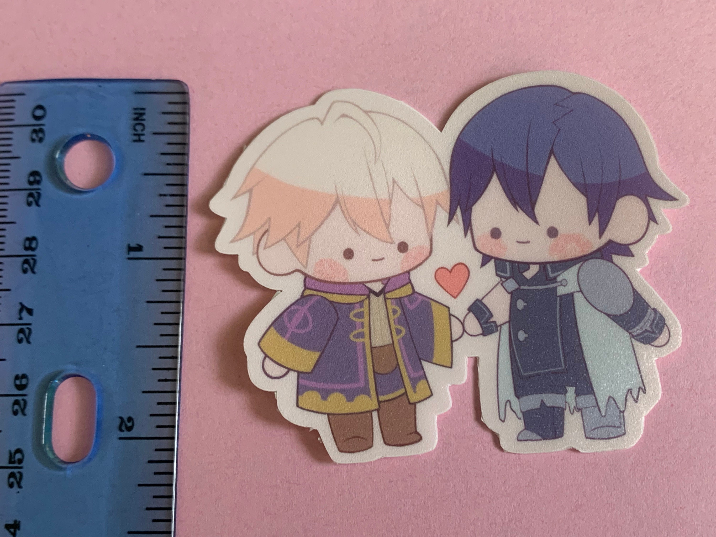 Chrobin Stickers, Fireemblem Stickers, Cute Robin and Chrom Stickers ...