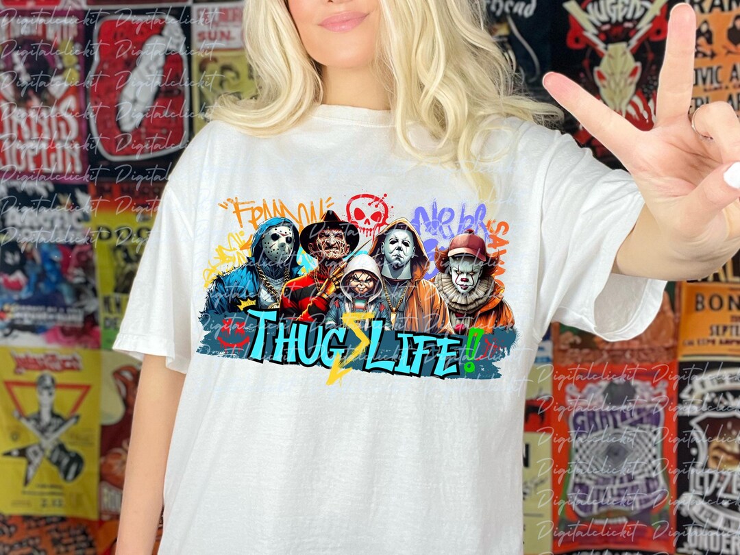 Thug Life Horror Movie Png , Horror Characters Png, Halloween PNG ...