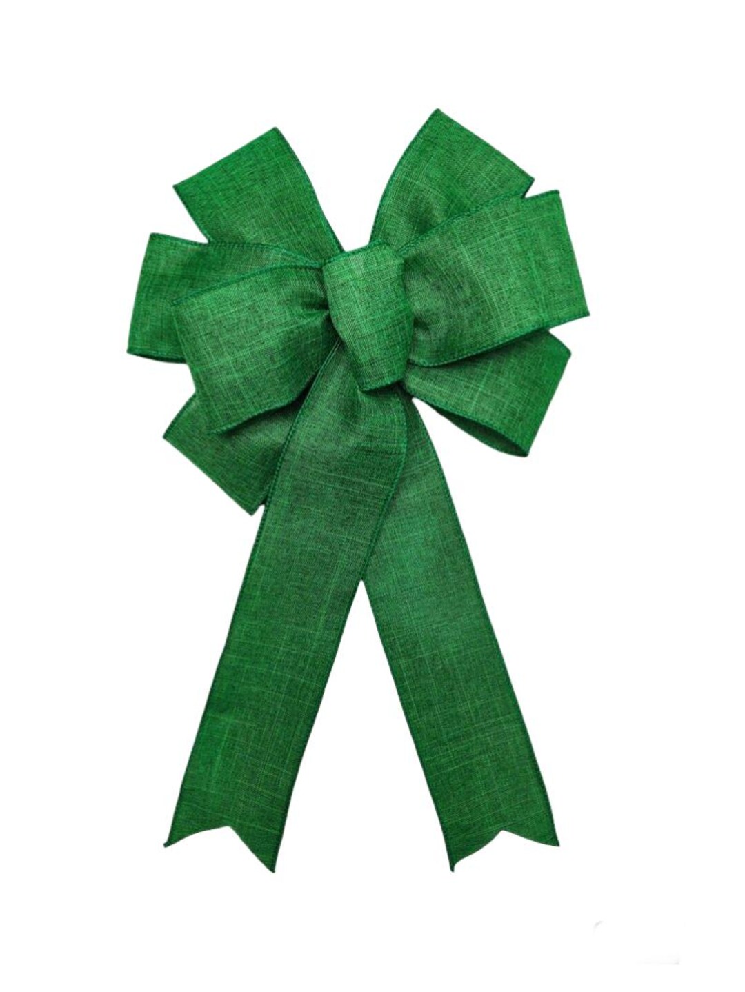 Emerald Green Wreath Bow Wedding Green Christmas Tree Bow Decoration ...