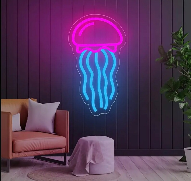Spongebob Themed Neon Light Room Decor - Etsy