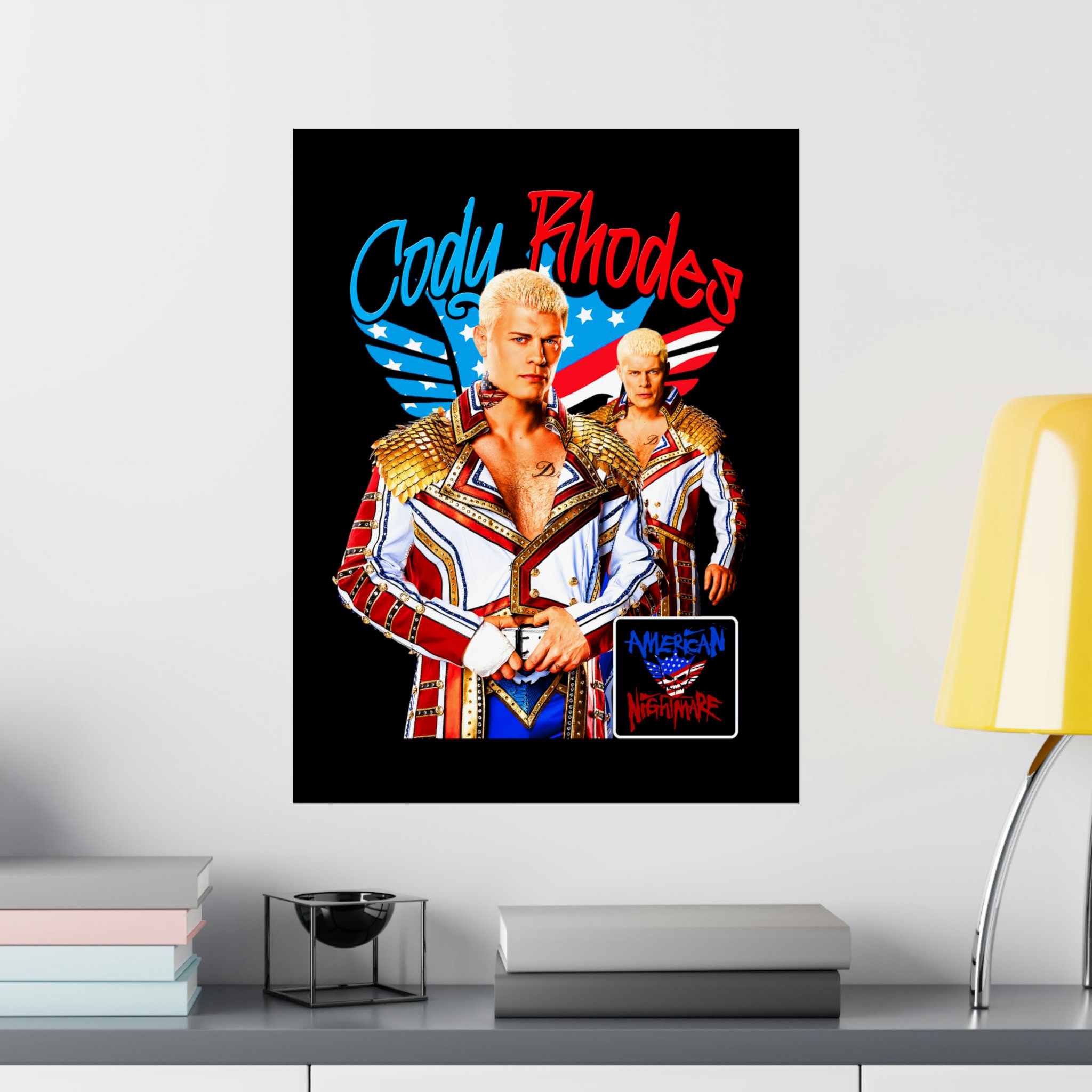 WWE Poster Cody Rhodes american Nightmare, Finish the Story, Dusty ...