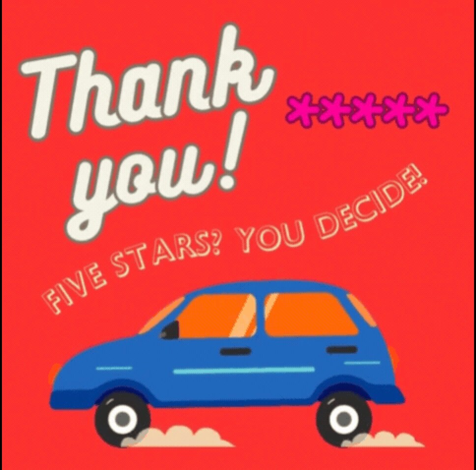 Animated 'thank You' Delivery Car GIF Perfect for Doordashers to ...