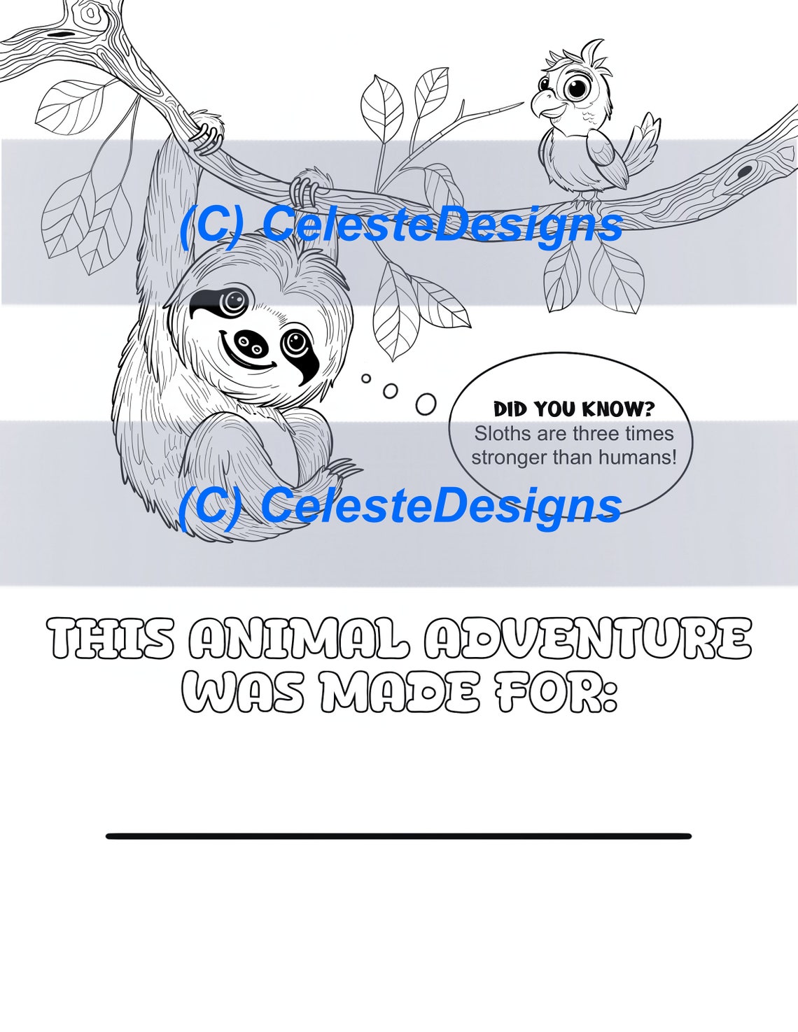 Animal Coloring Pages | for Kids | 50 Pages | 50 Fun Facts | Digital ...