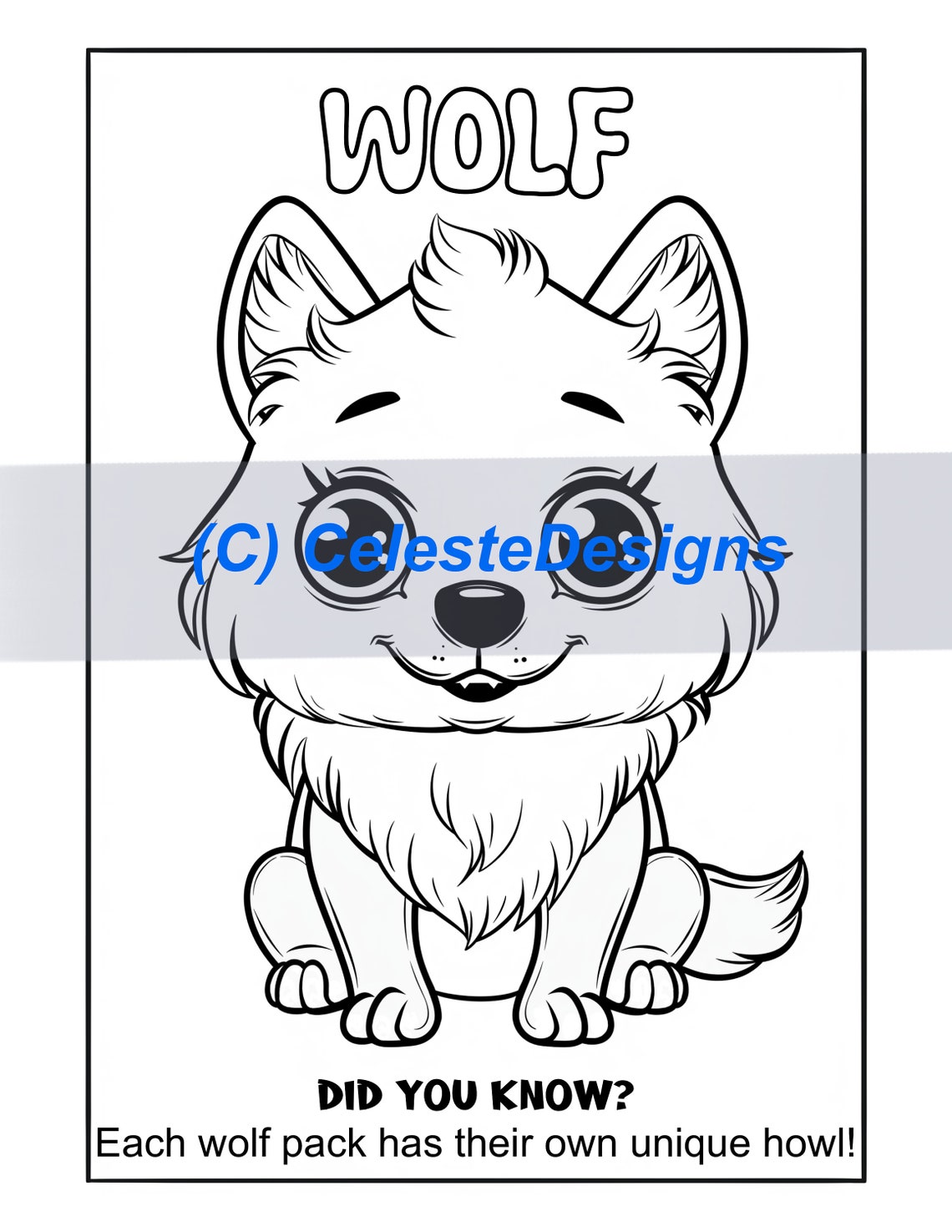 Animal Coloring Pages | for Kids | 50 Pages | 50 Fun Facts | Digital ...