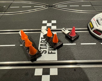 1:32 Scale Traffic Cones for Slot Car Tracks and Pit Lane Dioramas. - Etsy