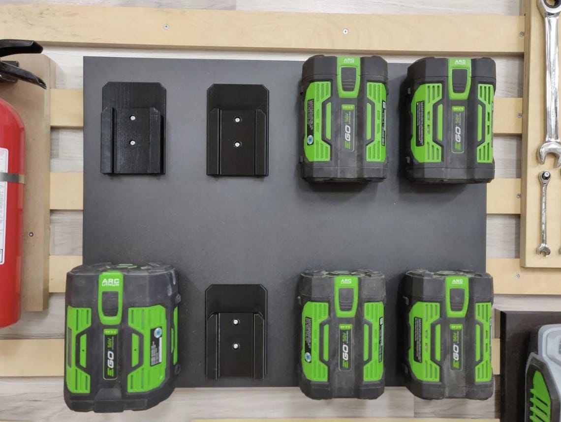 EGO 56V Battery Wall Hanger Mount - Etsy
