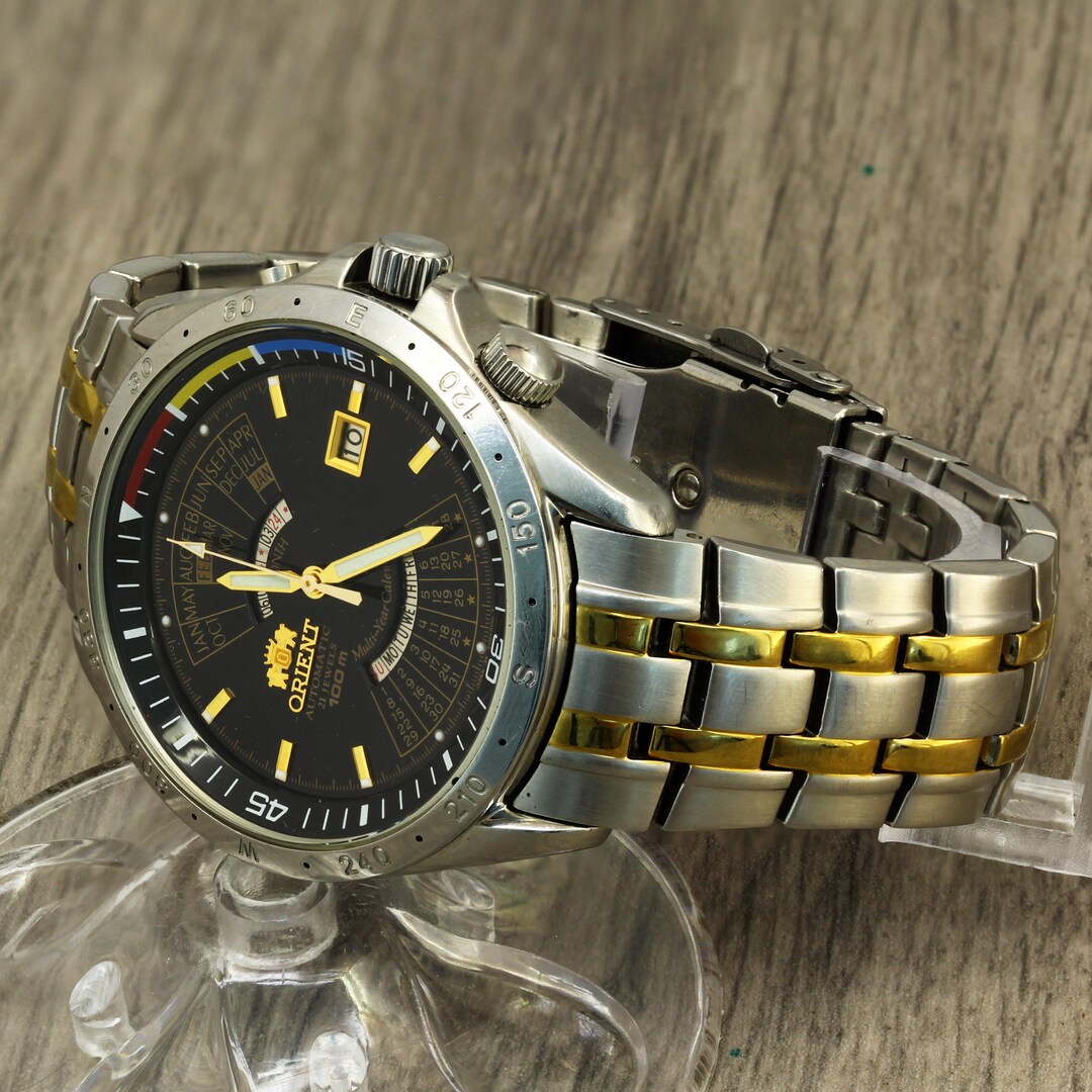 Orient 100 M Multi-year Calendar Automatic Men's Wristwatch Caliber ...