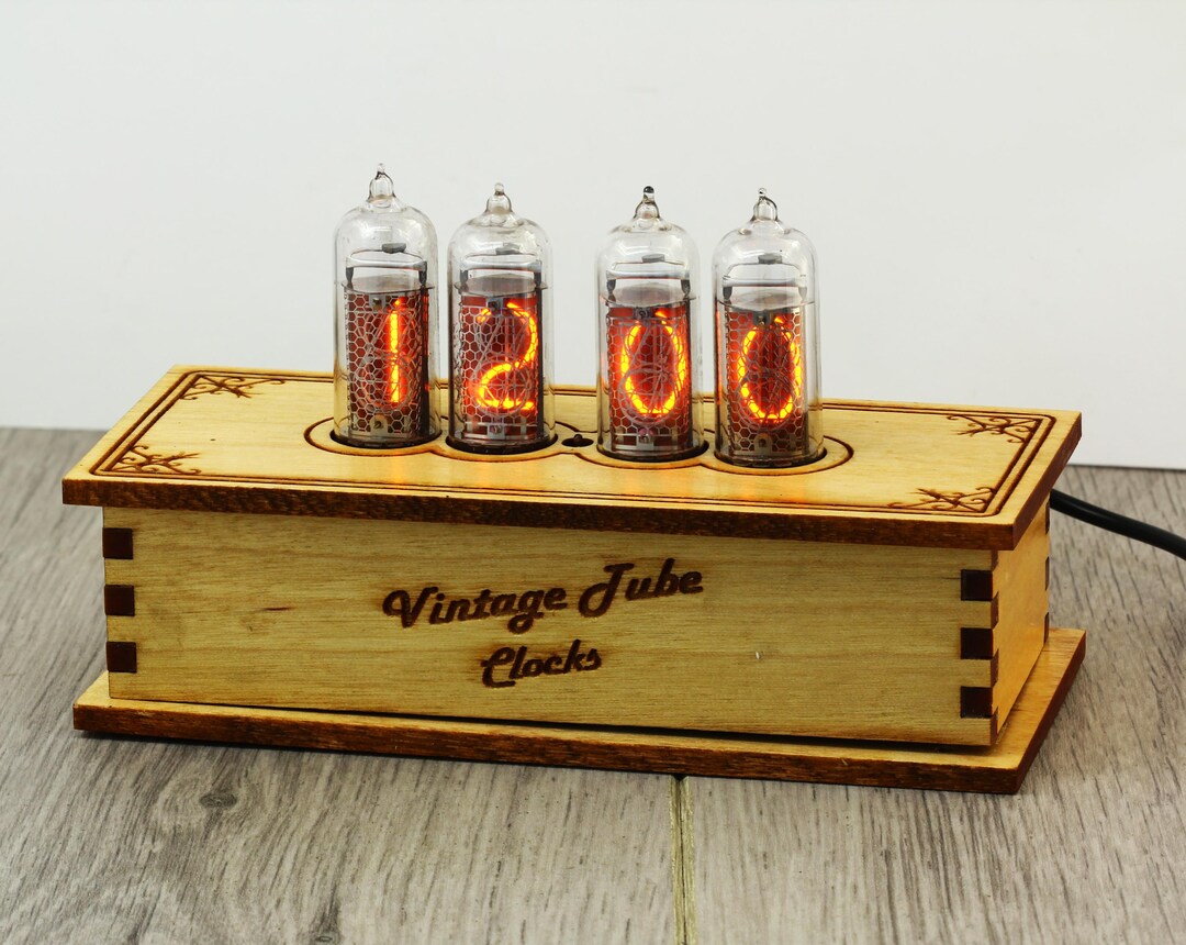 NIXIE Clock Made From Retro Tubes From USSR Soviet IN-14 Handmade ...