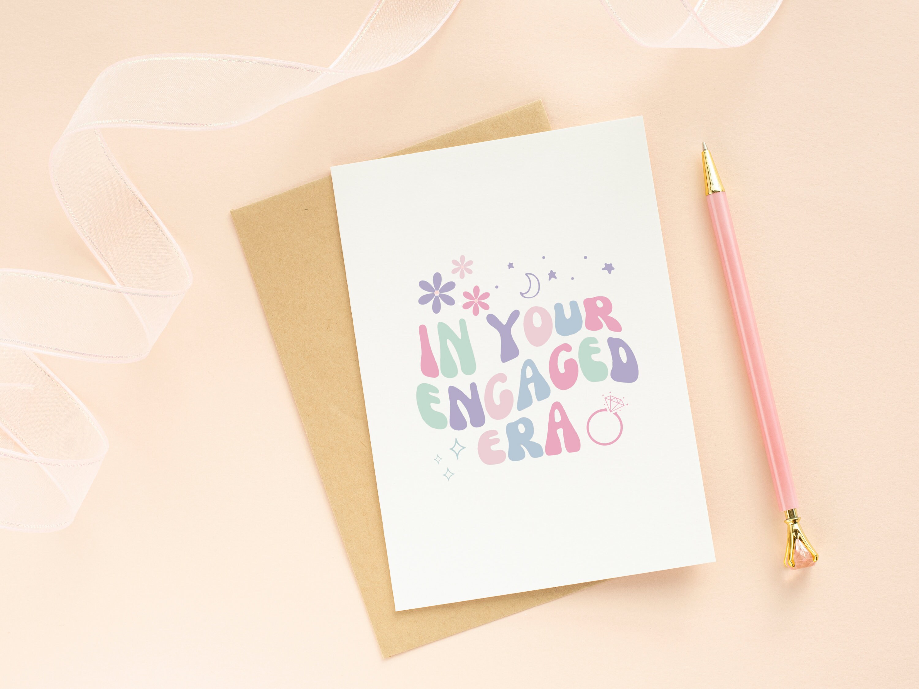 In Your Engaged Era Card | Engagement Card Printable | Congratulations ...