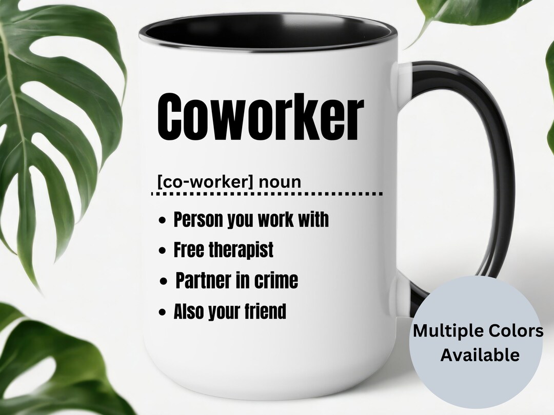 Coworker Sippy Cup, Work Friend Coffee Mug Gift Funny, Coworker Thank ...