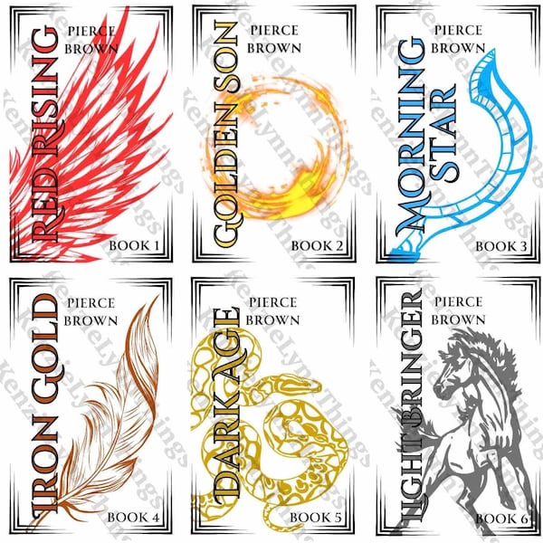 Red Rising Series Covers - Etsy