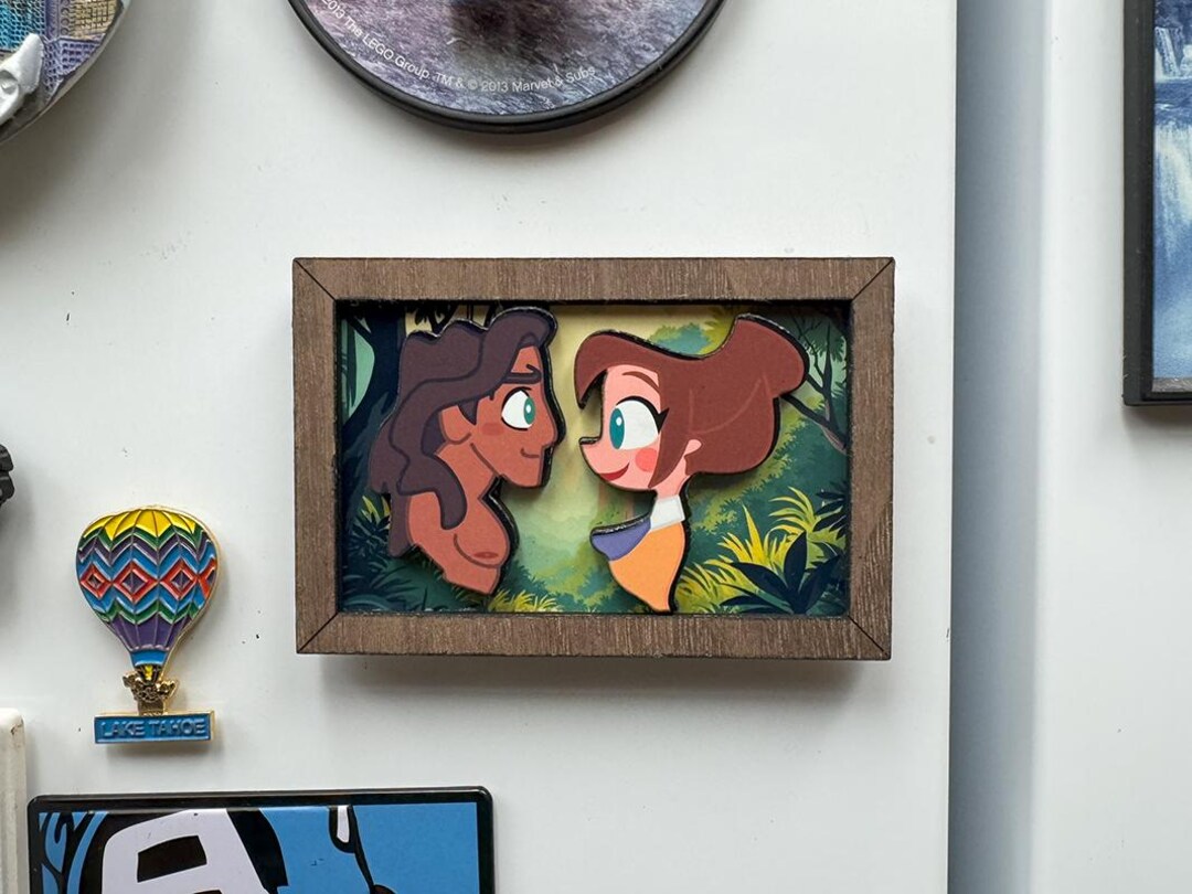 Anime Style Tarzan & Jane Magnet Tarzan - Etsy