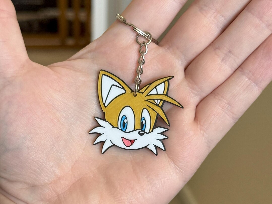Tails Keychain Sonic the Hedgehog - Etsy
