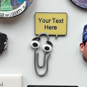 Clippy Fridge Magnet | Customizable - Etsy