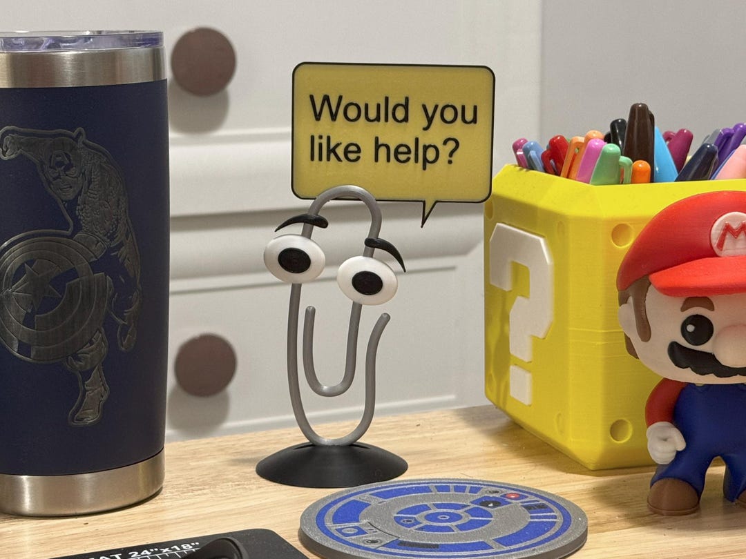 Clippy Desk Decoration | Customizable - Etsy