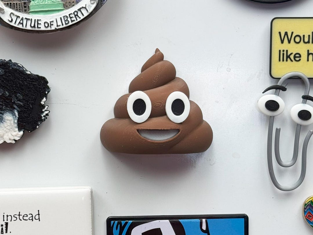 Poop Emoji Fridge Magnet - Etsy