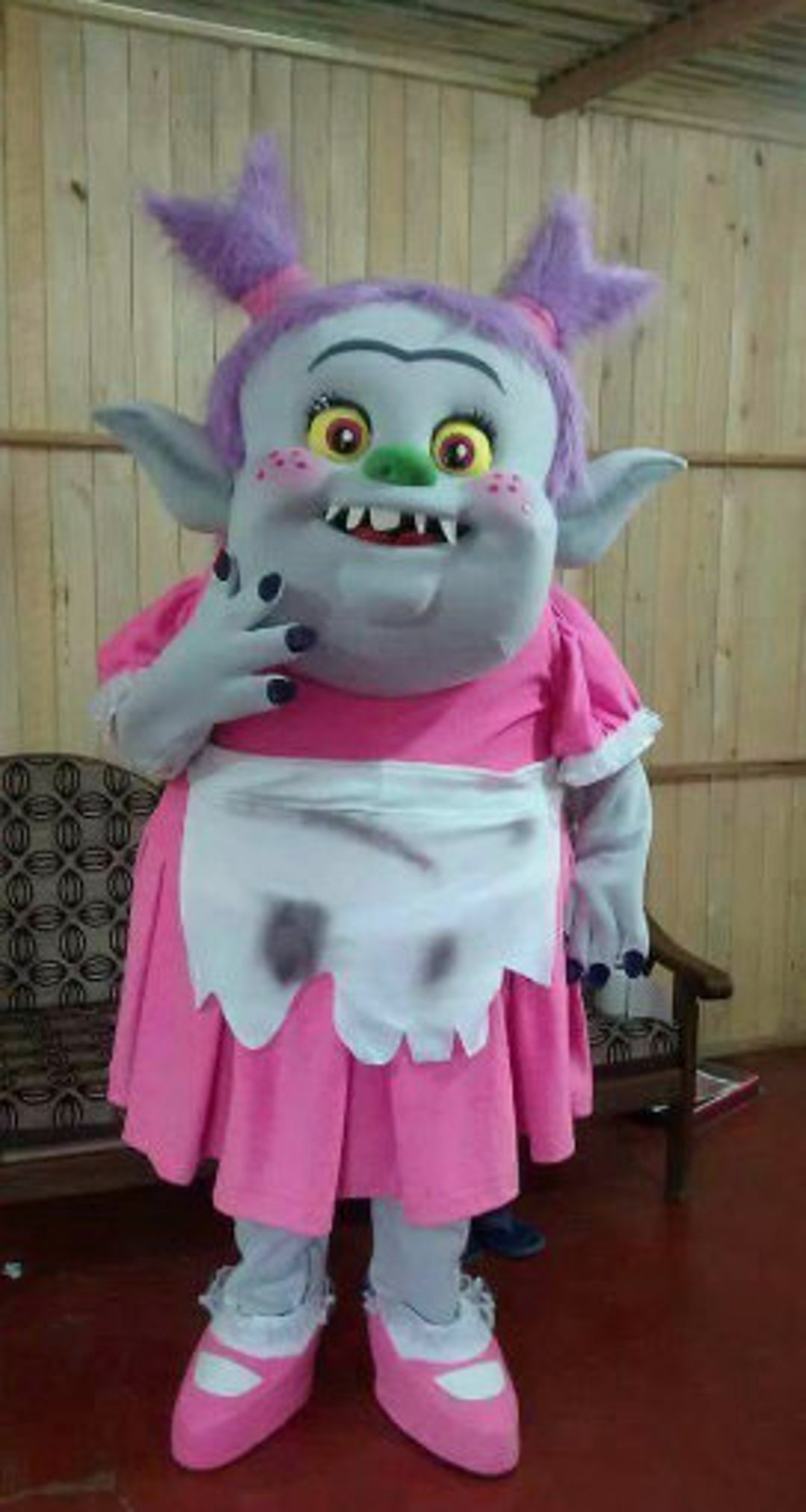Bridget Monster Bergen Trolls Mascot Costume Halloween Party Character ...