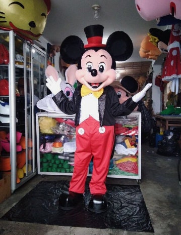 Mickey Mouse Mascot Costume Party Character Kids Birthday Halloween ...