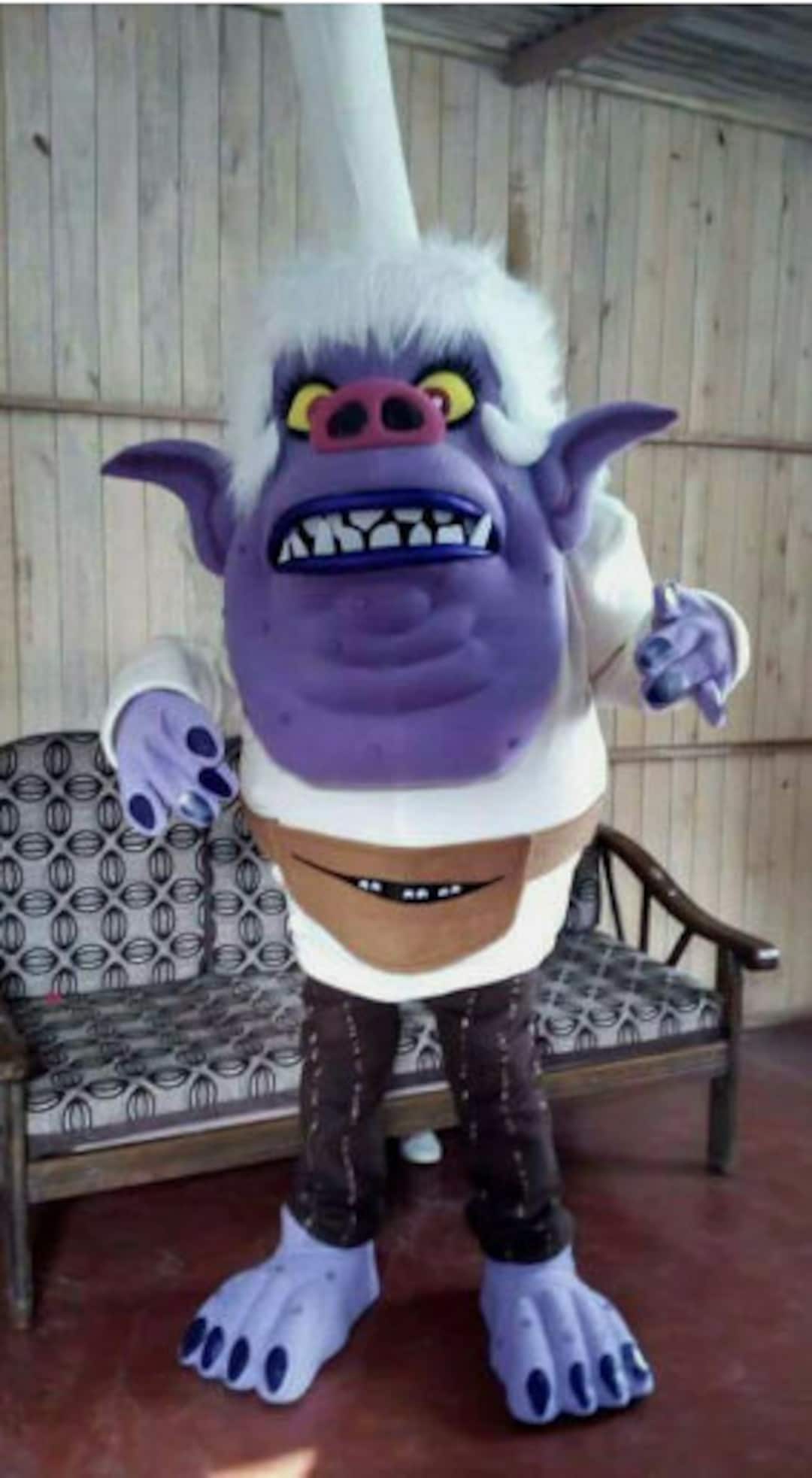 Chef Bergen Monster Trolls Mascot Costume Halloween Party Character ...