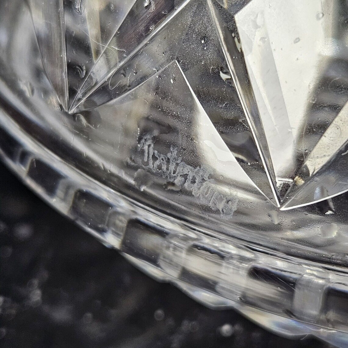 Waterford Crystal Lismore Decanter 10 1/4 Roly Poly Shape Gothic Mark ...