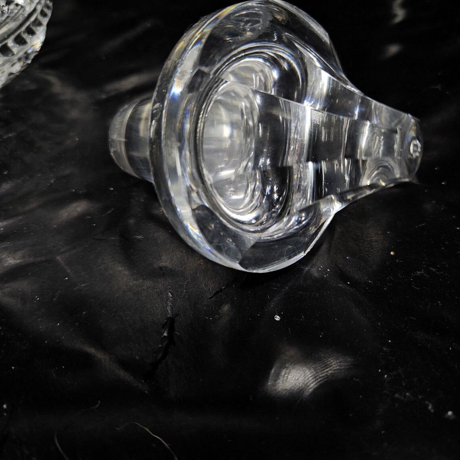 Waterford Crystal Lismore Decanter 10 1/4 Roly Poly Shape Gothic Mark ...