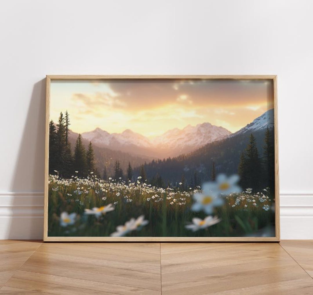 Printables Wildflowers Photography, Nature Landscape Large Wall Art ...