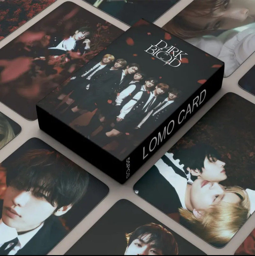 Enhypen Dark Blood Album 55pc Lomo Cards - Etsy