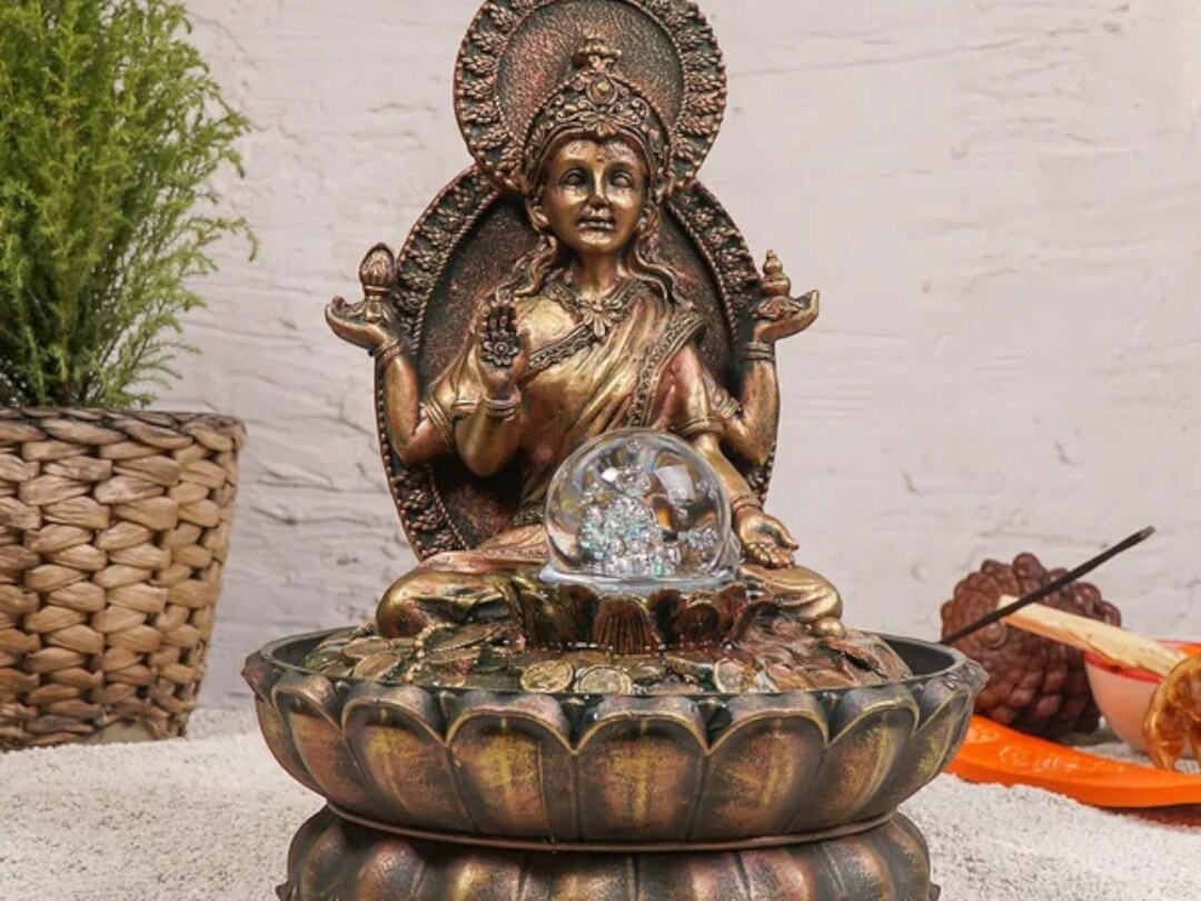 Zen Durga Waterfall Fountain - Tranquil Home Decor - Etsy